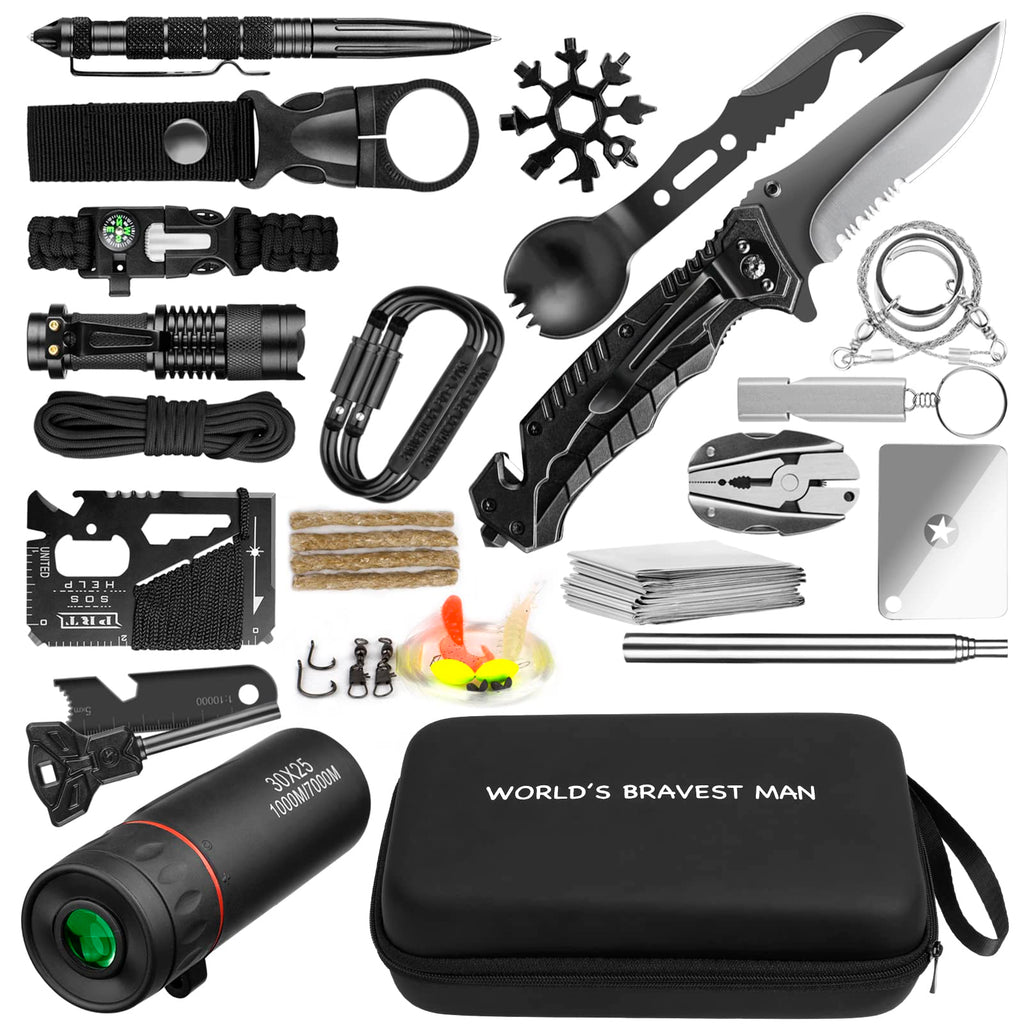 34-in-1 Emergency Tactical Survival Kit – Invest in Survival
